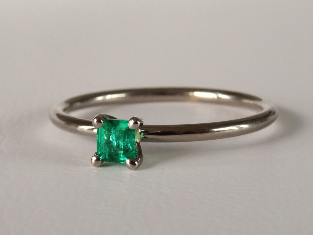 Smaragd Ring PRINZESS - Juli Fein Online Shop